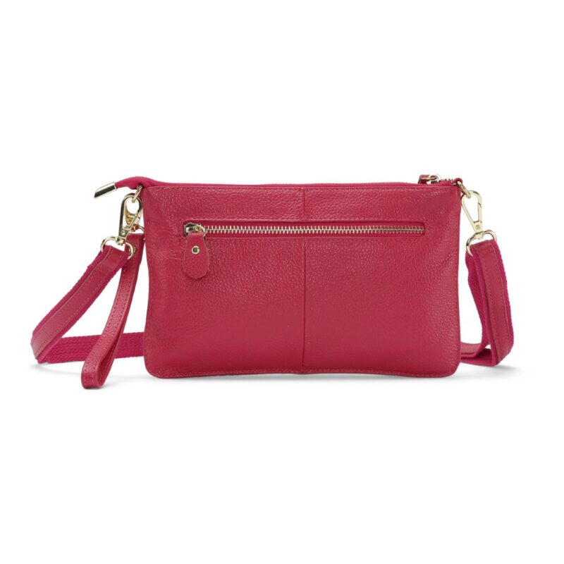 Læder Taske / Clutch – Pink - Madame Butterfly - Tøj/brugskunst ...